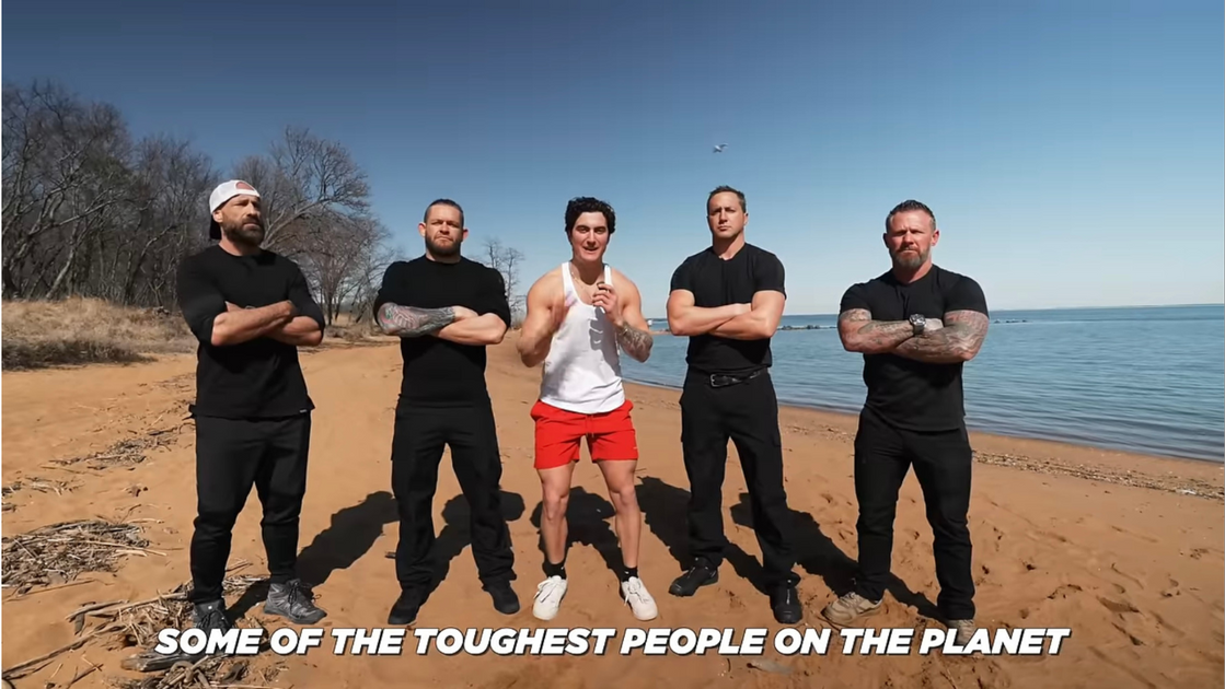 Jeff Gum on SEALs vs Bodybuilders with Jesse James West while Mitch Ag ...