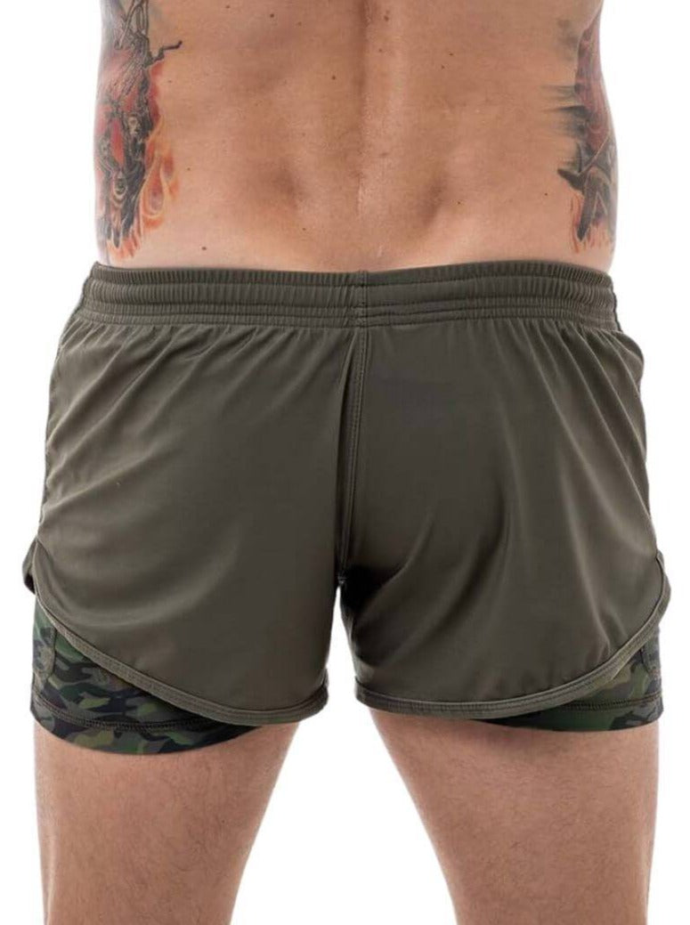 OD Army Green Pocket Silkies, Jungle Camo Ranger Panties - Sunga Life