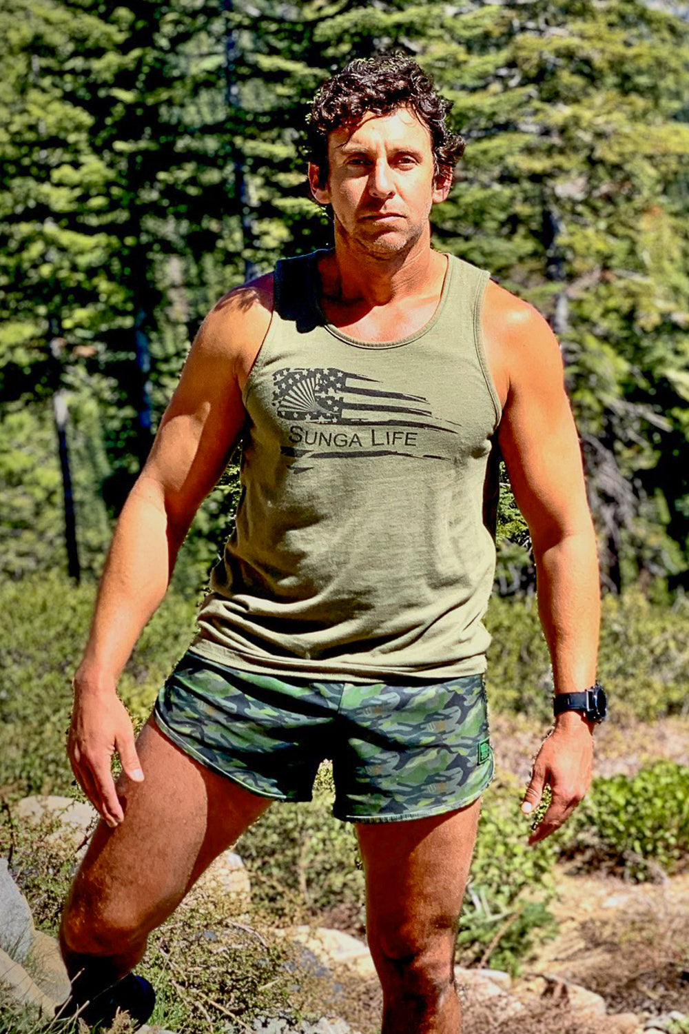 Naked Warrior Jungle Camo Silkies, Men's Ranger Panties- Sunga Life